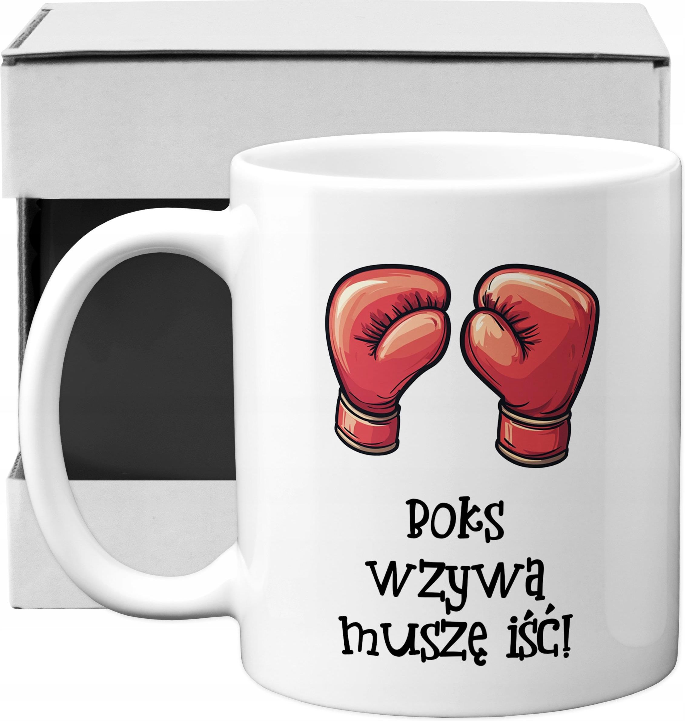 Boks Wzywa Muszę Iść Kubek Rękawice Dla Boksera Bokser Boxing (23266 ...