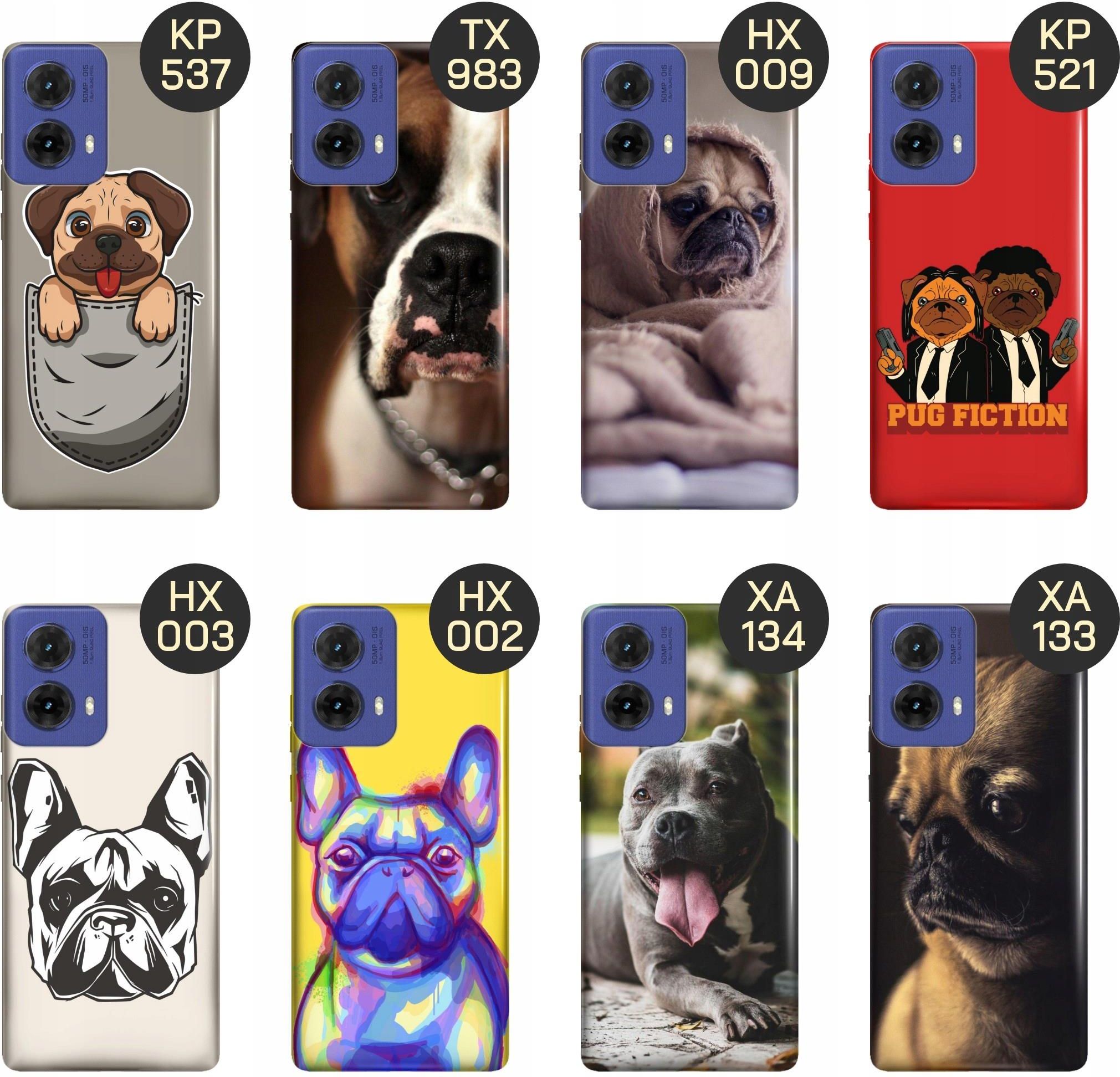 Hello Case Do Motorola Moto G85 Mops Buldog Francuski Angielski - Etui ...