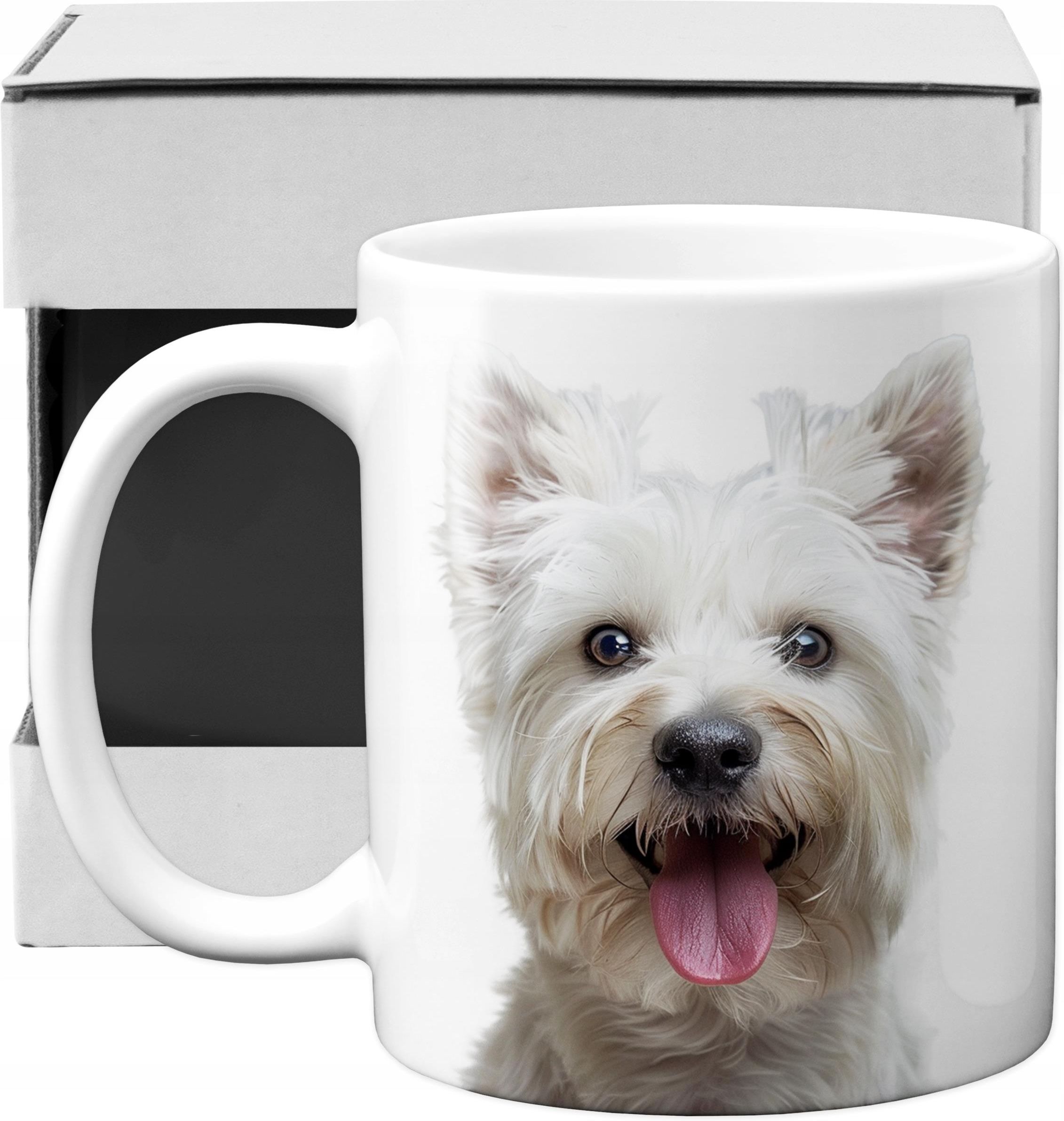 Kubek Z Psem West Highland White Terrier Westie Łesti Westy Pies Piesek ...