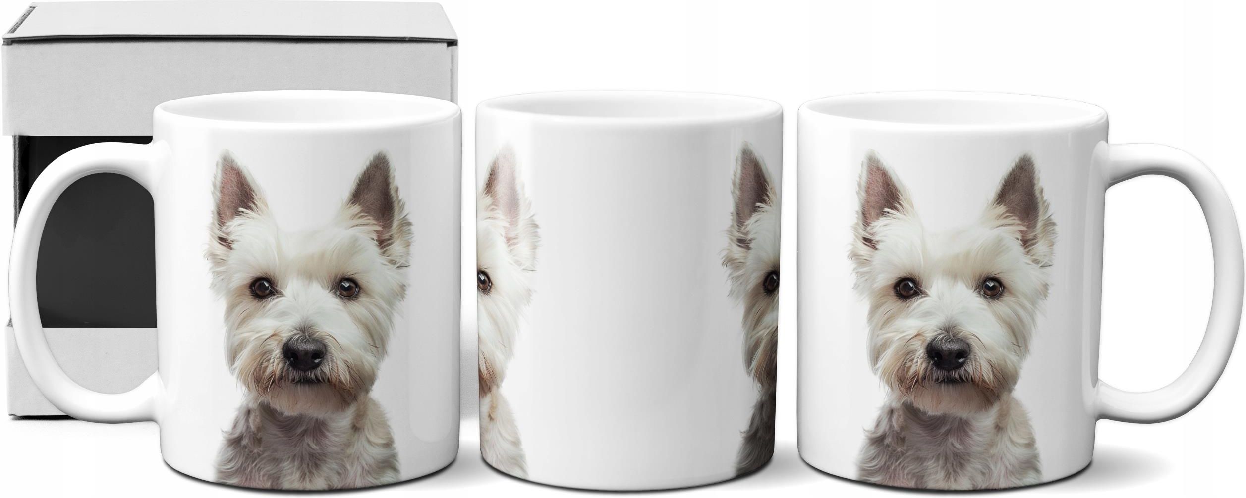 Kubek Z Psem West Highland White Terrier Westie Łesti Westy Pies Piesek ...