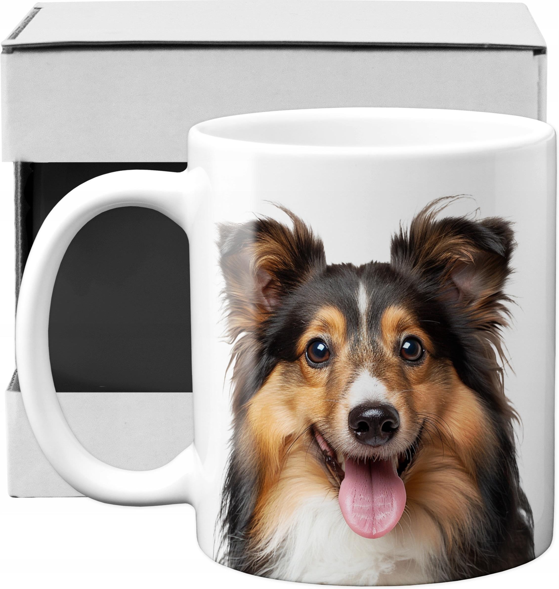 Kubek Z Psem Owczarek Szetlandzki Sheltie Szetland Pies Dog Piesek ...