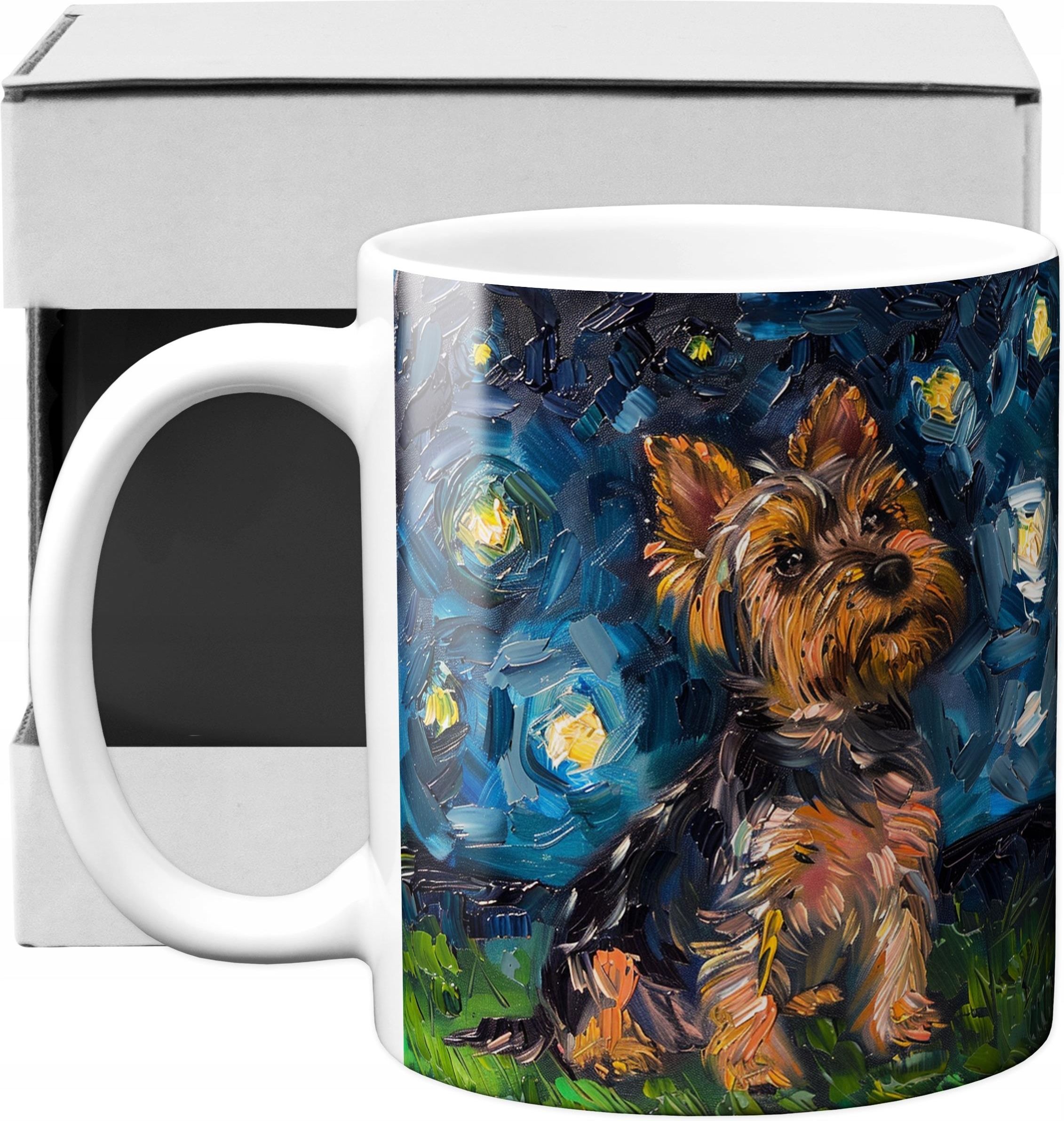Yorkshire Terrier Starry Night Gwiaździsta Noc Kubek Terier York Jork ...