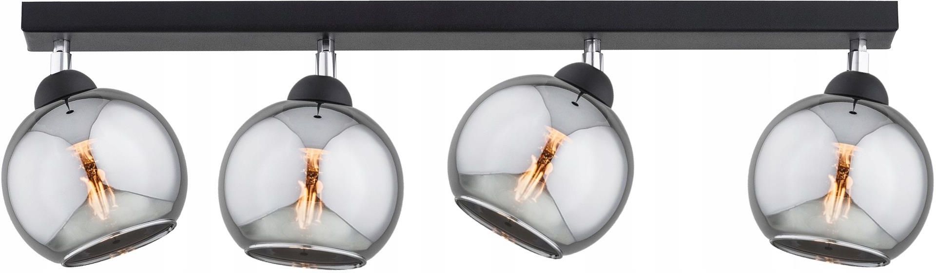 Lampa Wisząca Sufitowa Żyrandol Czarna Kula Chrom Dior Led E27 (59011) - Opinie i atrakcyjne ...