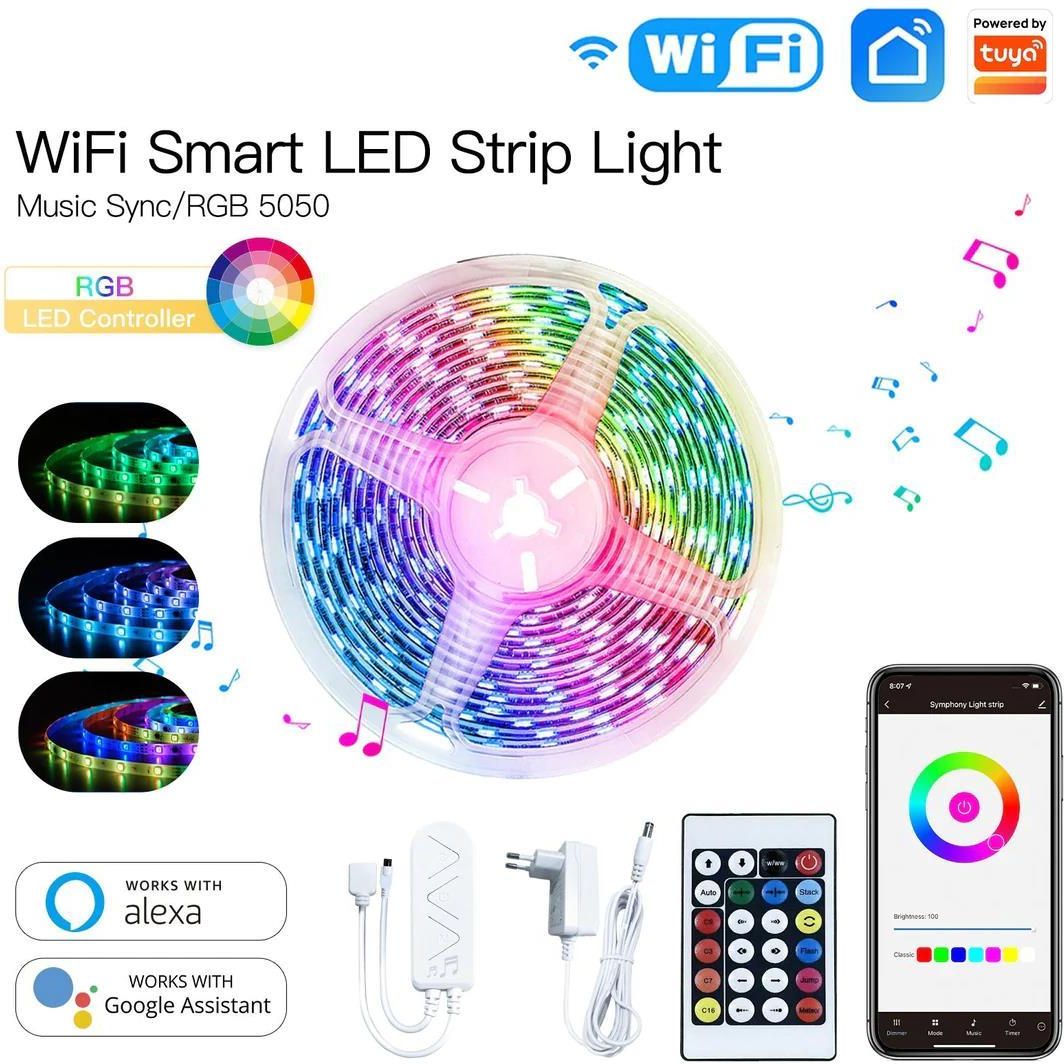 MOES Smart Led Strip 5M WiFi TUYA (WLSTDRGBEU) - Opinie i ceny na Ceneo.pl