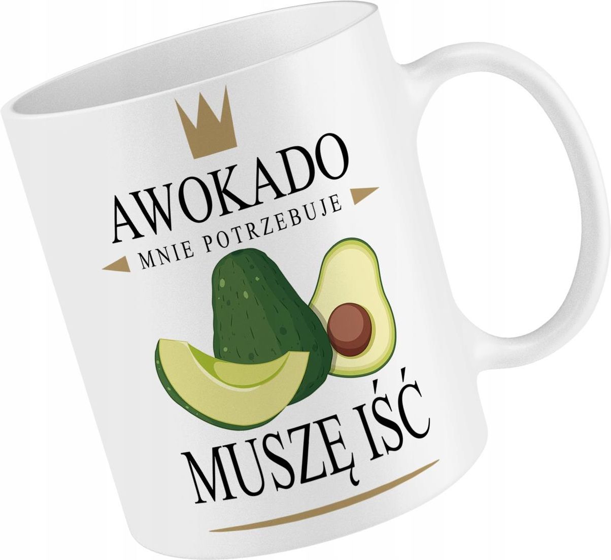 Kubek Awokado Mnie Potrzebuje Musze Iść - Opinie i atrakcyjne ceny na ...