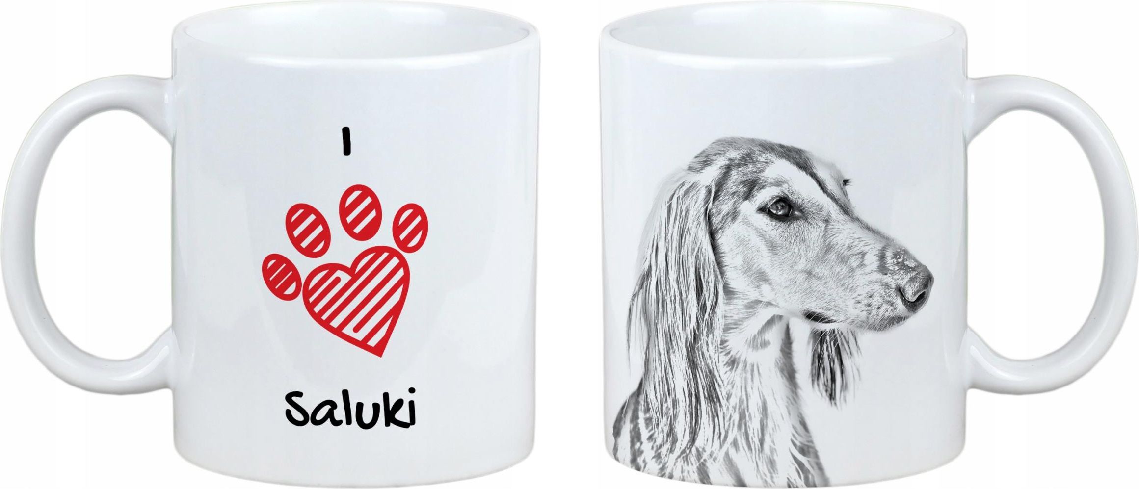 Chart Perski Saluki I Kubek Z Psem Personalizowany Kubek Ze Zdjęciem ...