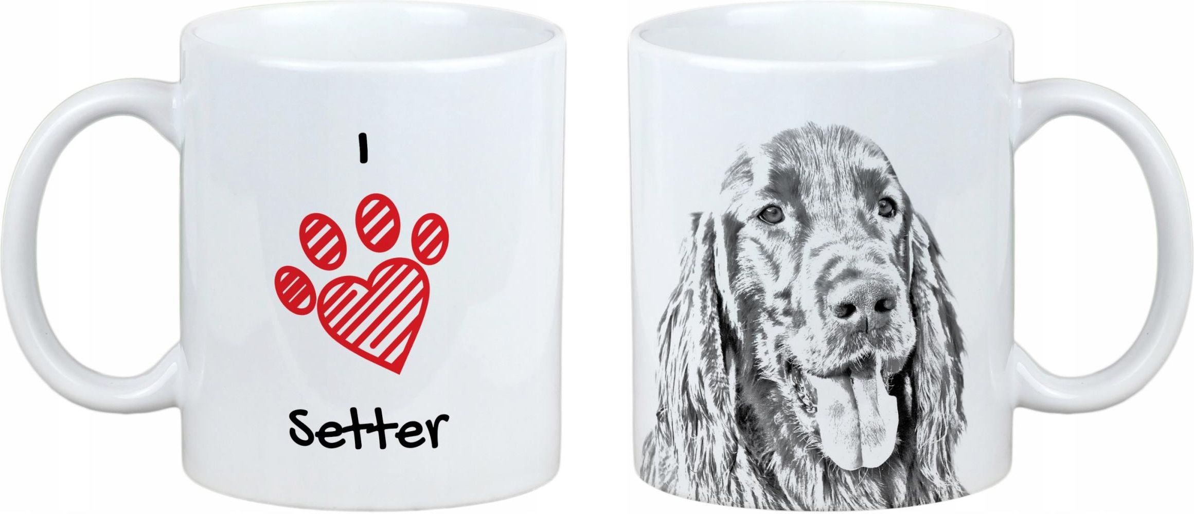 Seter Angielski Setter Kubek Z Psem Personalizowany Kubek Ze Zdjęciem ...