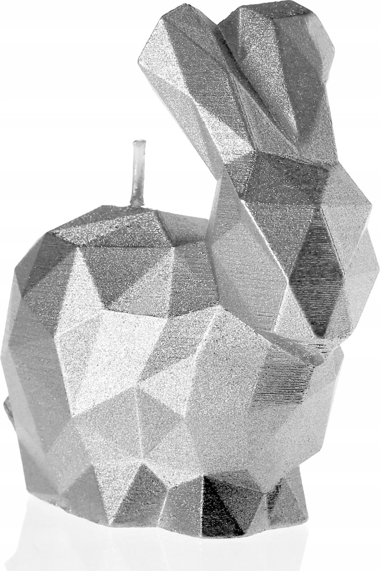 Świeca Rabbit Low-Poly Silver Small (C5902650678835) - Opinie i ...