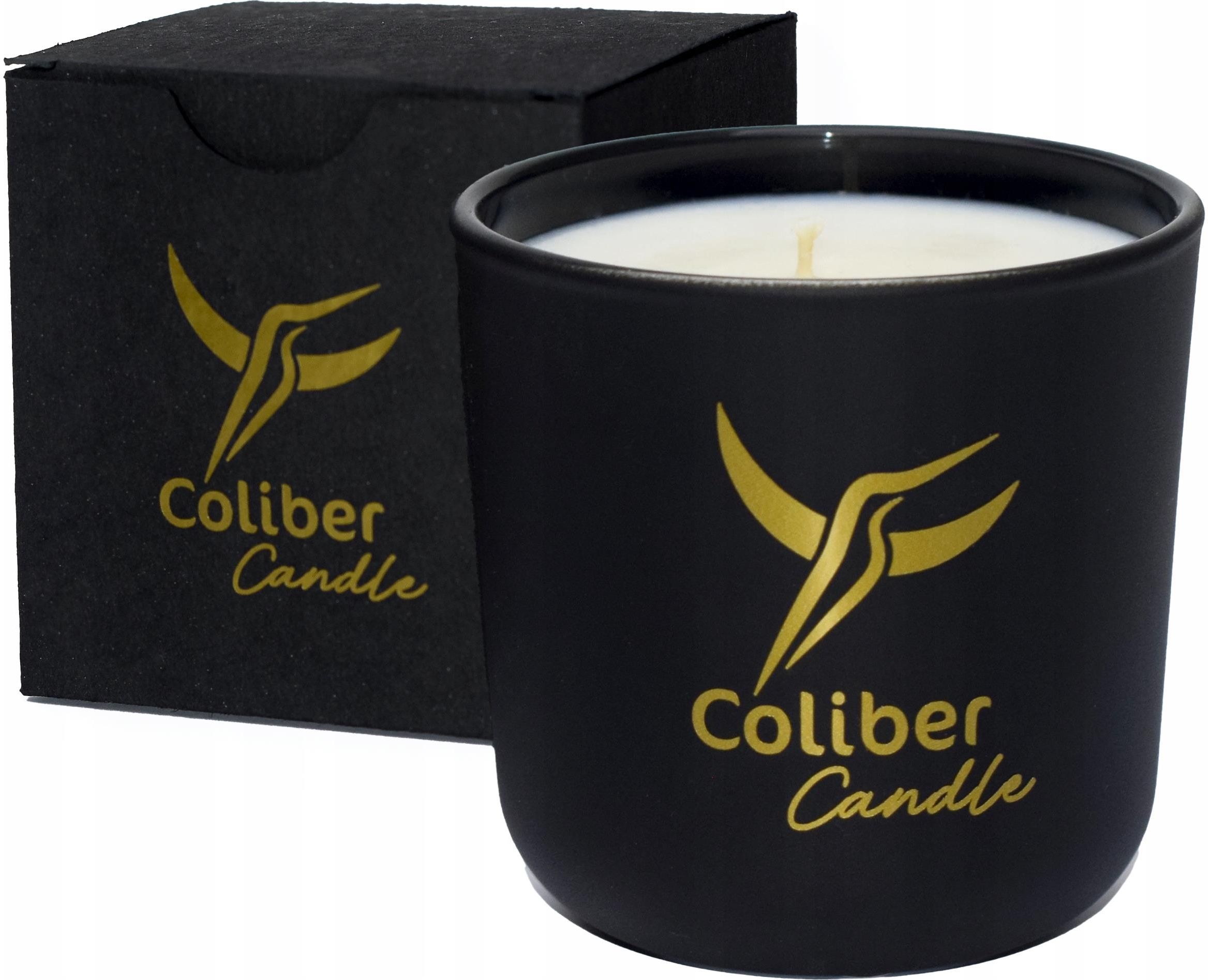 Coliber Candle Świeca Sojowa Zapachowa Słodki Sad Jabłko Czarna 220Ml ...