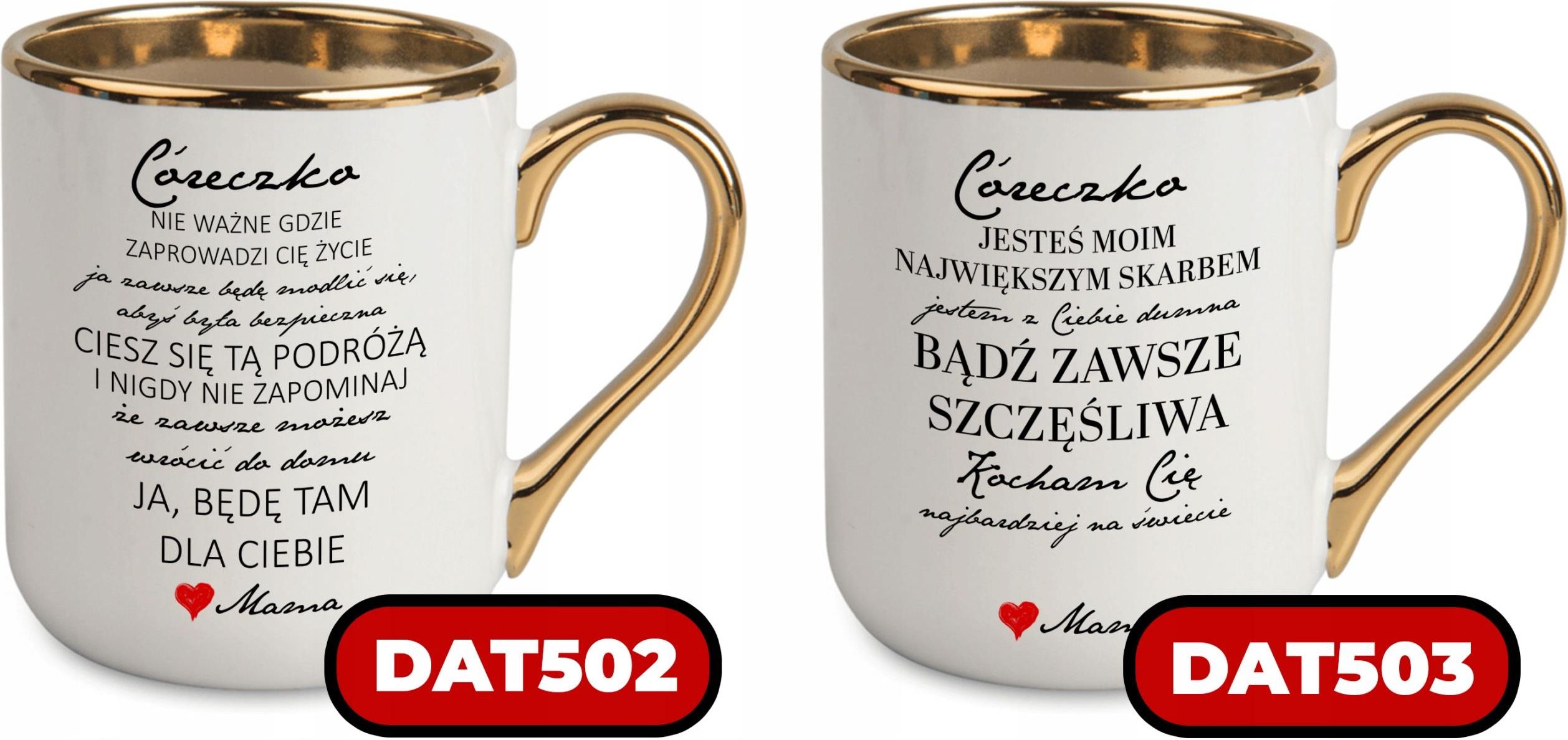 Style Couture Kubek Elegant Biały Dla Córki Uroczę Życzenia Świeta Urodziny Wz - Opinie i ...