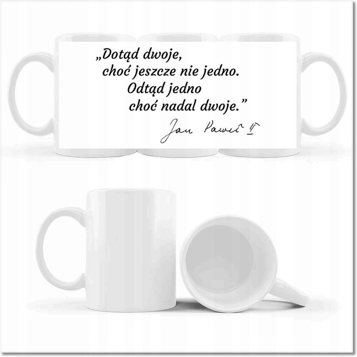 Zesmakiem Foto Kubek Cytat Jana Pawła Drugiego (H3141M) - Opinie i atrakcyjne ceny na Ceneo.pl