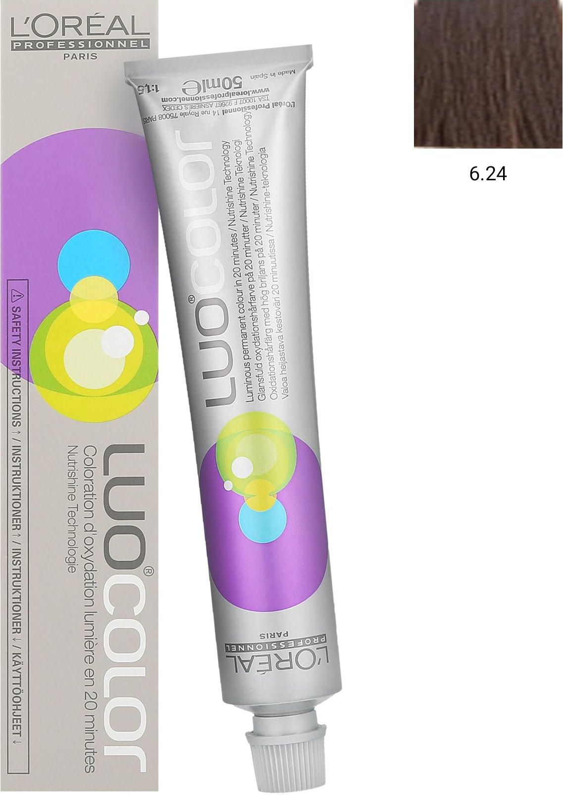 L'Oreal Luo Color Świetlista Koloryzacja Rozświetlająca 6.24 Chłodne ...