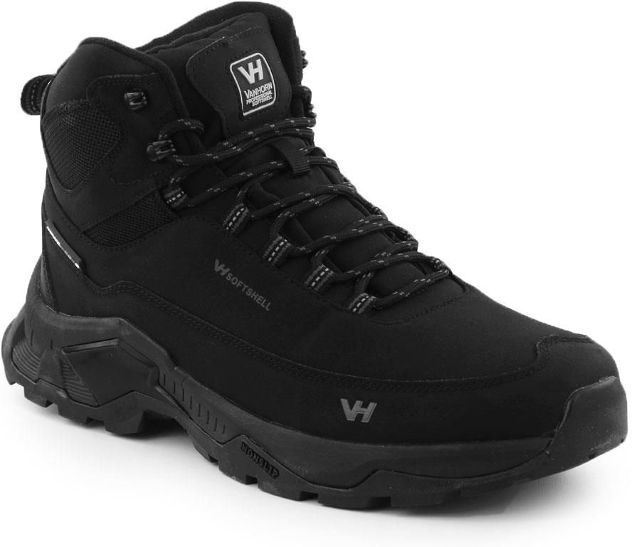 Wodoodporne buty trekkingowe męskie czarne Vanhorn 99302 - Ceny i ...