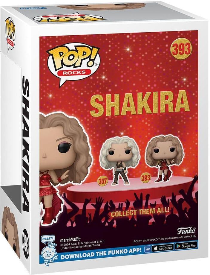 Funko Shakira Pop! Rocks Figurka Shakira(Super Bowl) (Metallic) 9cm ...
