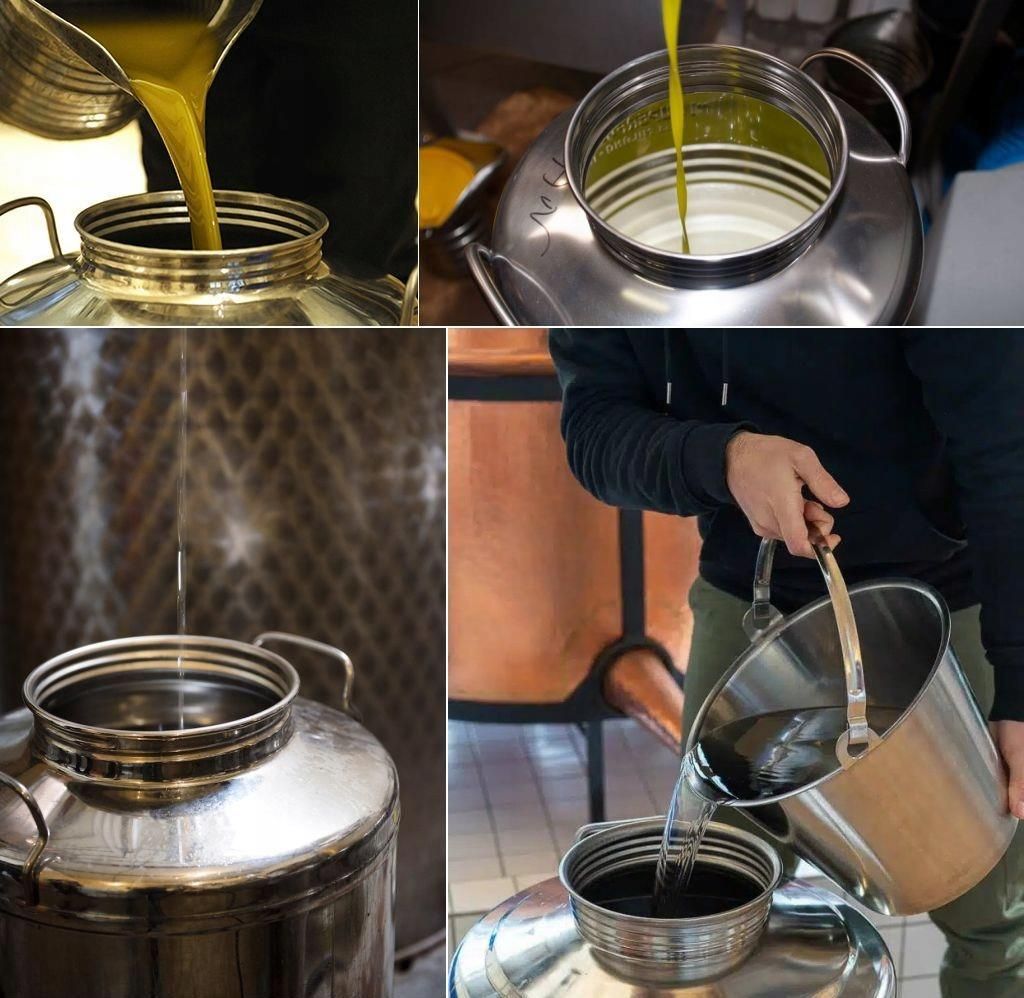 Bańka Inox pojemnik kanister nierdzewny 25L do wina bimbru Whisky ...