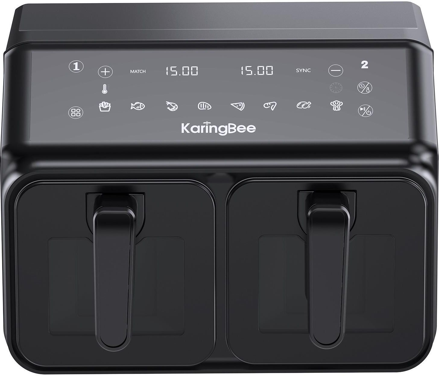 Frytkownica Frytkownica Beztłuszczowa Karingbee 8L z Dwoma Niezależnymi Strefami Gotowania ...