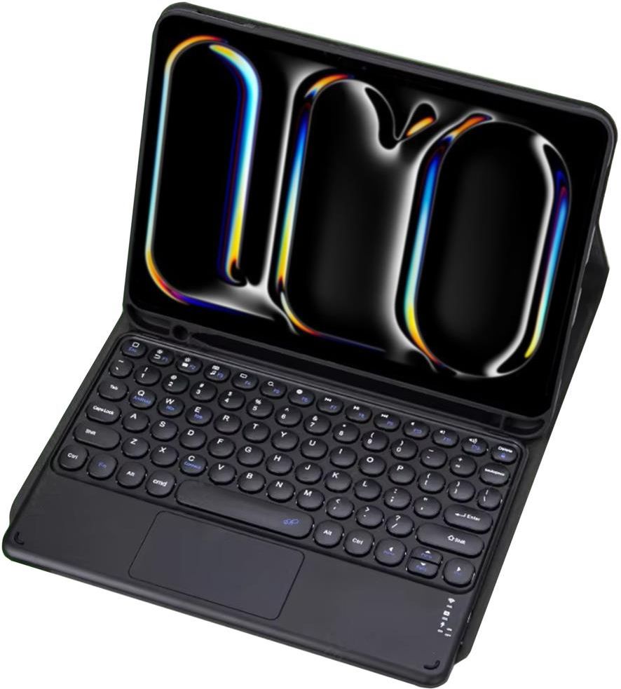 Etui z klawiaturą Bluetooth touchpad do iPad Pro 13 Gen5 (Czarne ...
