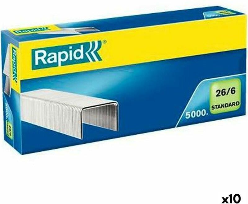 Rapid Staples 5000 Pieces 26/6 (10 Units) (S8425143) - Ceny i opinie ...