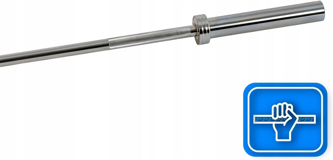 Gryf olimpijski 120cm stalowy 50mm z zaciskami - Ceny i opinie - Ceneo.pl