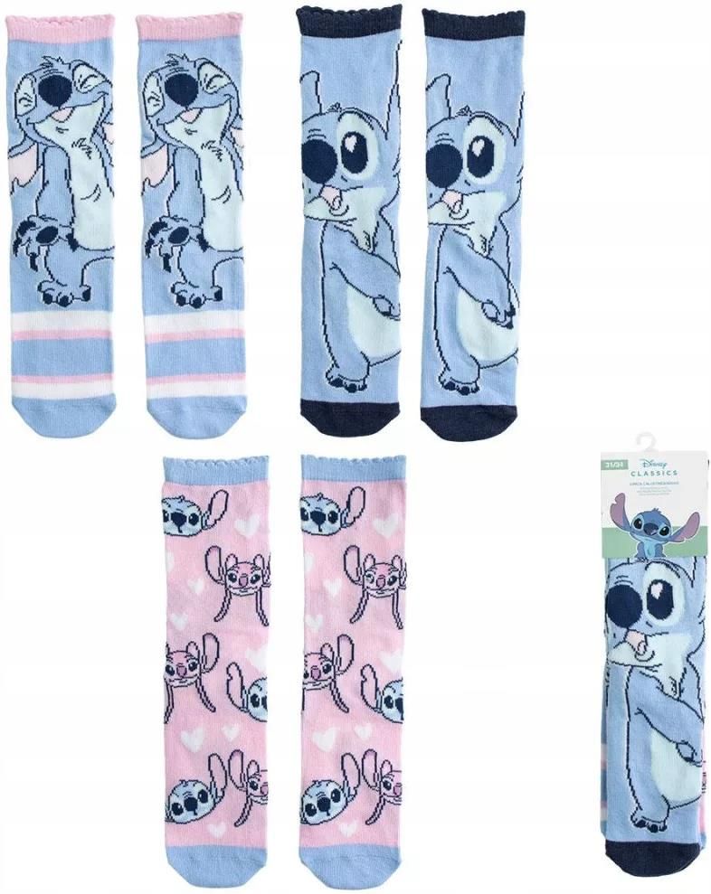 Skarpetki Lilo I Stitch Disney Stich Komplet Zestaw 3PAK Trzypak Trójpak - Ceny i opinie - Ceneo.pl