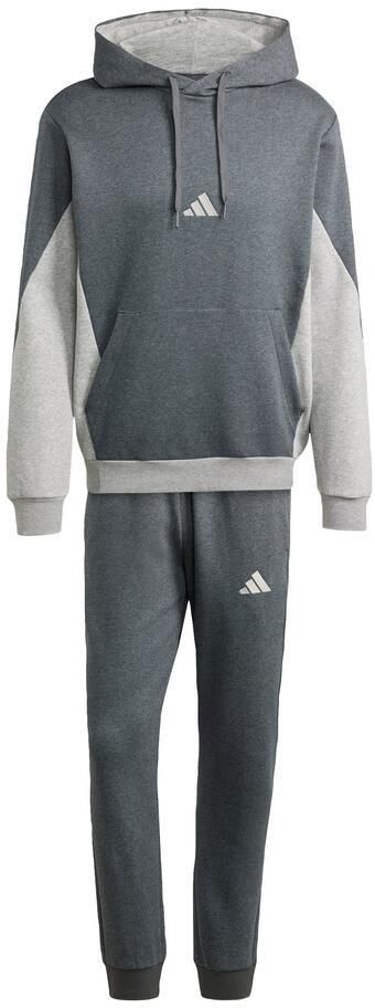 Adidas Dres Sportswear Fleece Colorblock Hooded Szare - Ceny i opinie ...