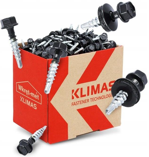 Blacho Wkręty Farmerskie Farmery 4,8X55 Ocynk Do Blachy Podkładką ...