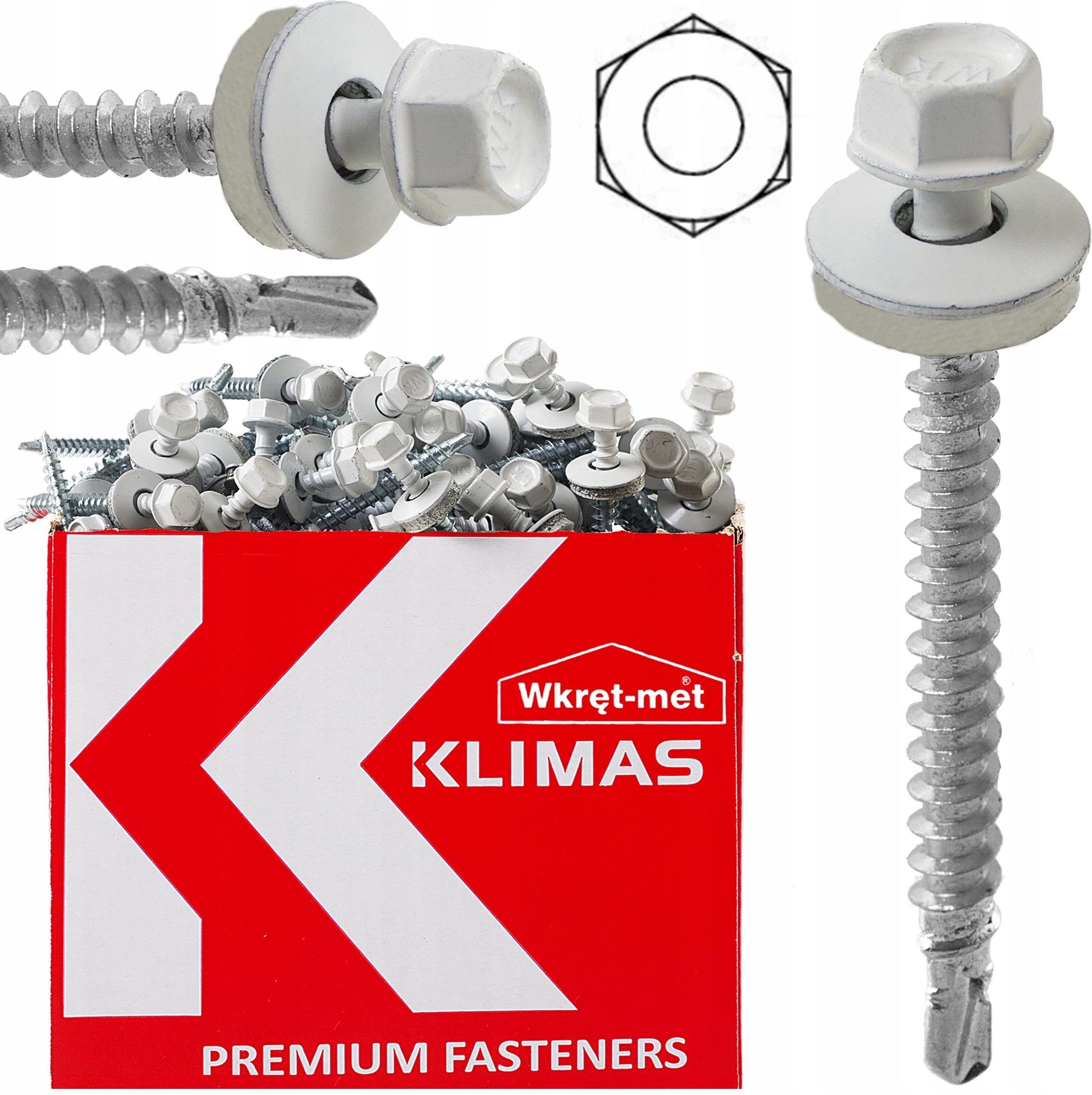 Blacho Wkręty Farmerskie Farmery 4,8X25 Ral 9010 Do Blachy Biay ...