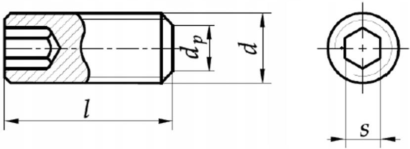 Neron M8X70 Wkręt Dociskowy Bez Łba Czarny Din 913 - Opinie i ceny na Ceneo.pl