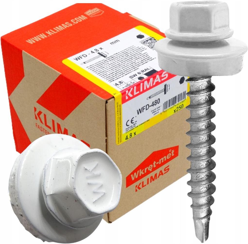 Wkręt-Met Wkręty Farmerskie Farmer 4,8X25 Ral 9010 - Opinie i ceny na Ceneo.pl