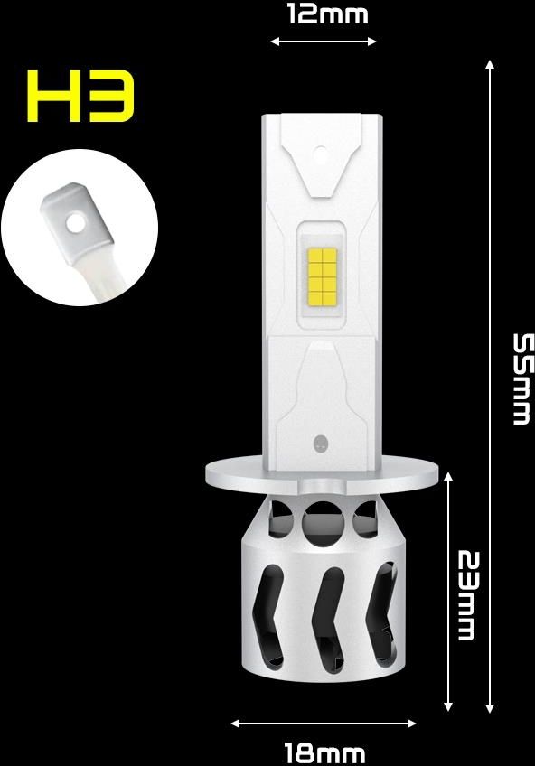 Xstorm Żarówki Samochodowe Led H3 1 Do Więcej Światła Slim Dopasowane - opinie i ceny na Ceneo.pl