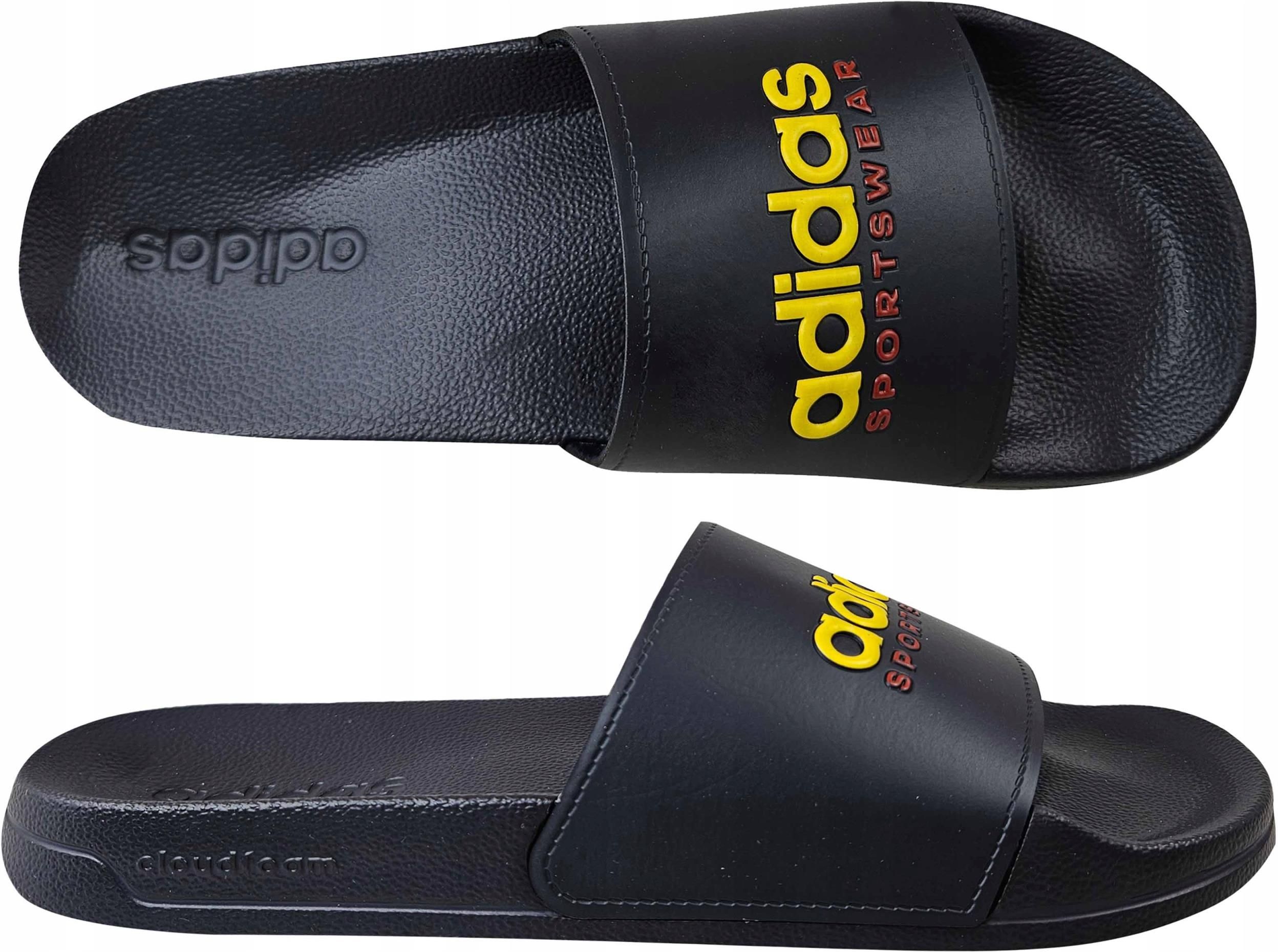 Adidas Adilette Shower IE8946 Klapki Basenowe Plażowe Granatowe Męskie ...