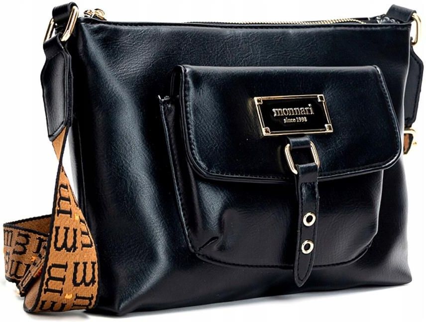 Monnari Zgrabna torebka listonoszka na efektownym szerokim pasku - Ceny i opinie - Ceneo.pl