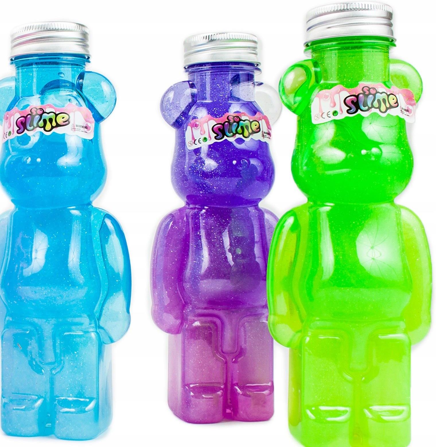 Squishysquishies Duży Slime Kolorowy Miś Glutek Masa Sensoryczna Slajm ...