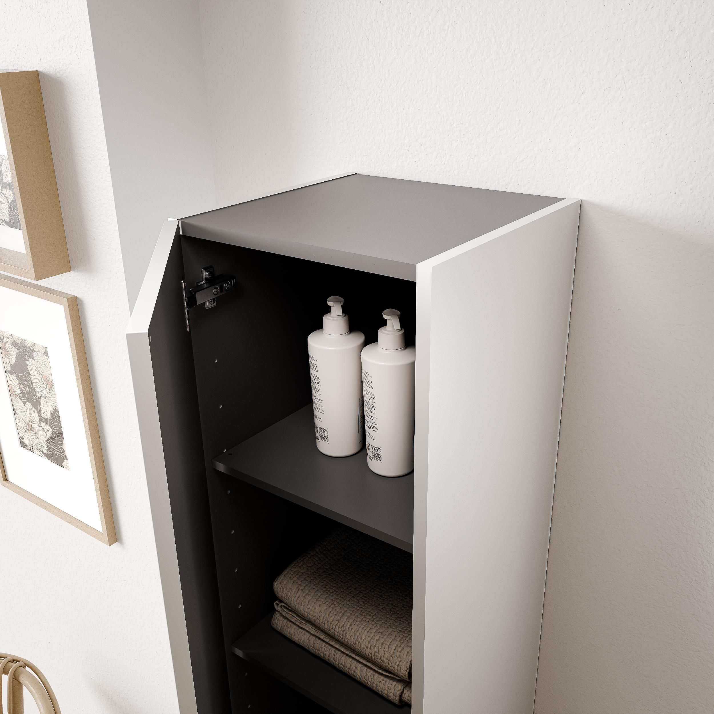 Bernstein TIM 35x165x33,5cm Profilowany Biały Mat + Uchwyt Czarny Mat ...