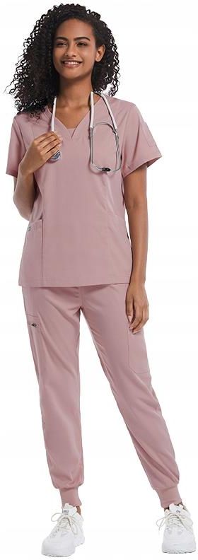 Komplet Medyczny Damski Scrub Uniform Model Heal Kolor Pink Rozm. Xl ...