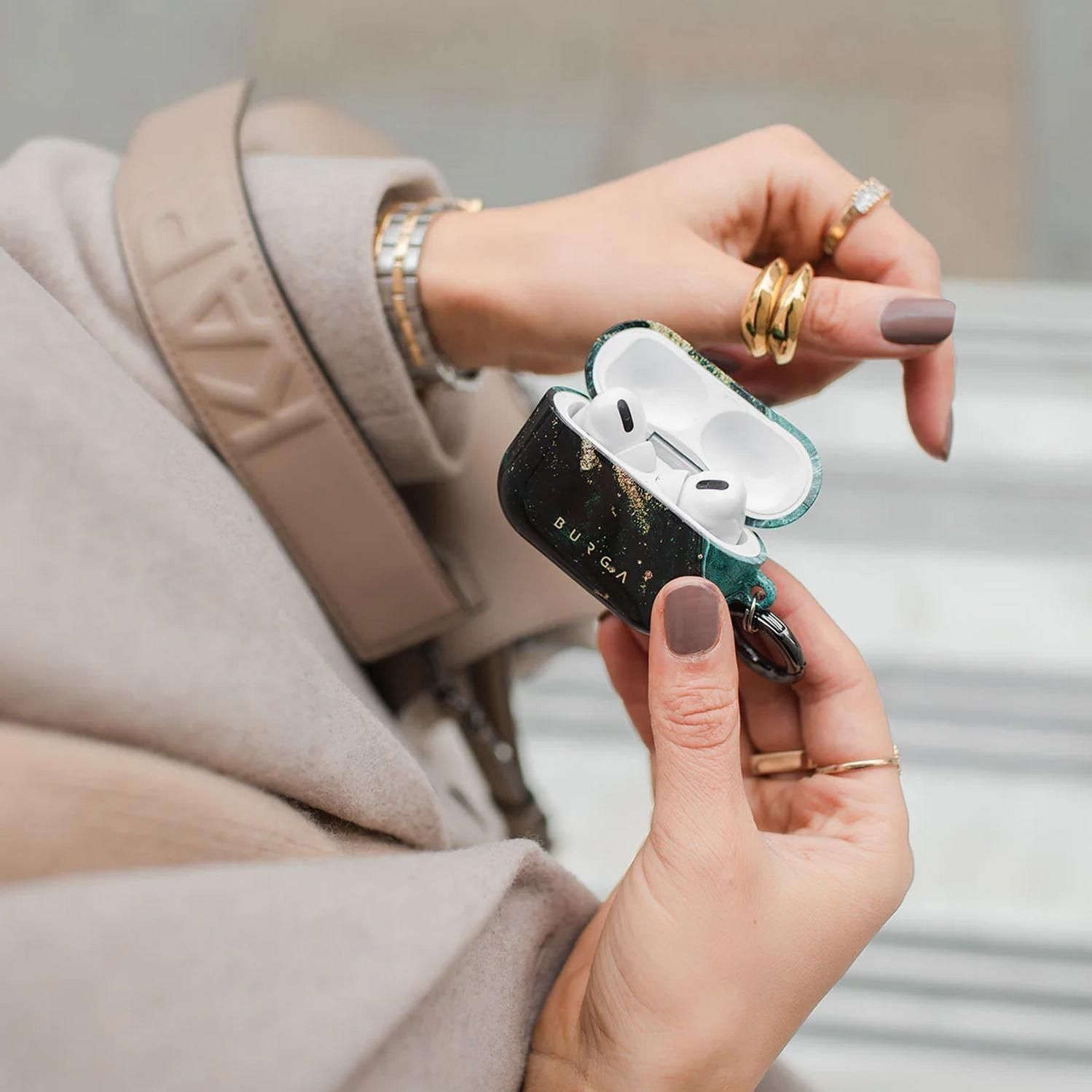 Burga do AirPods Pro 2 (emerald pool) - Opinie i ceny na Ceneo.pl