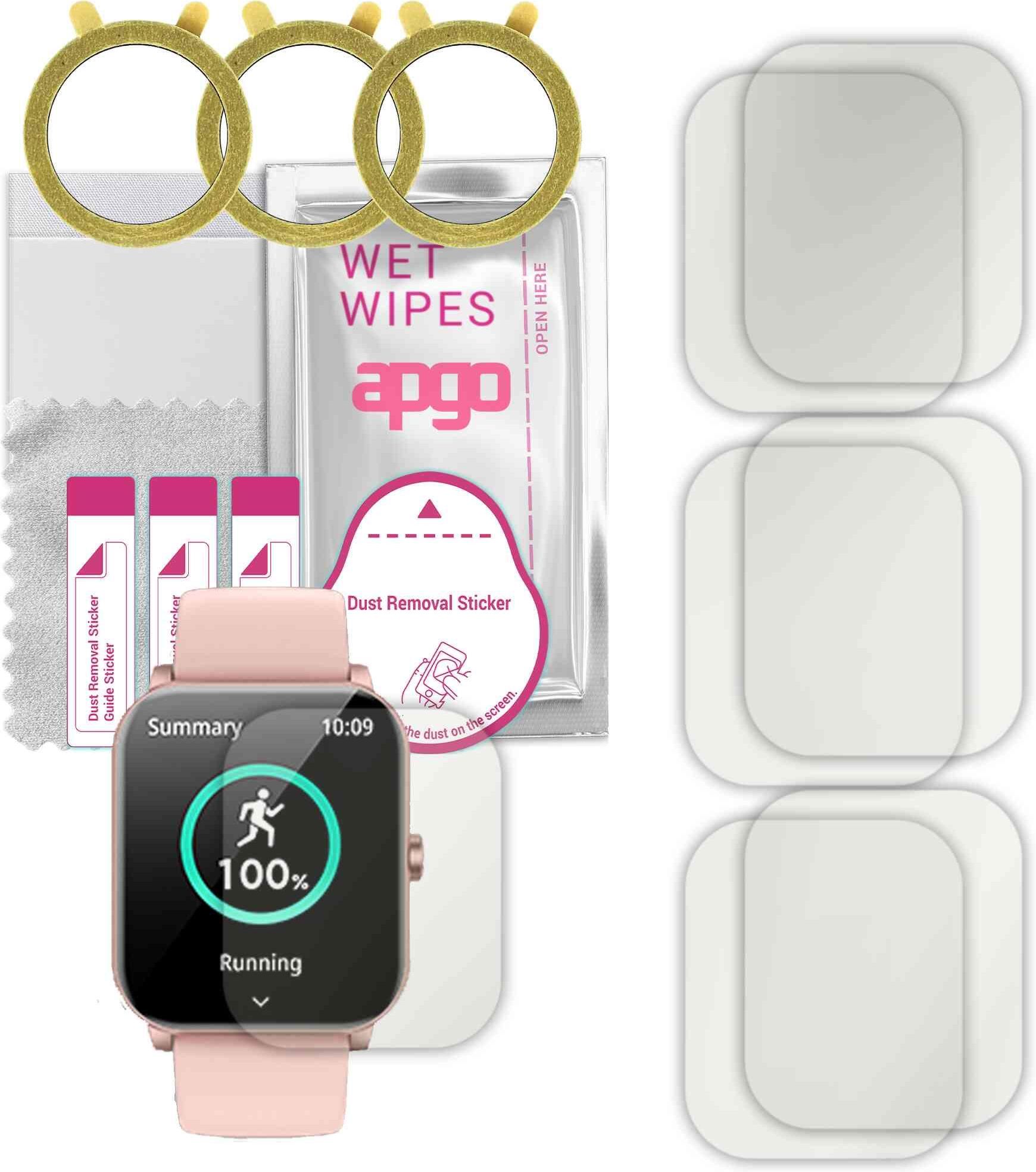 Apgo 6x Folia ochronna hydrożelowa MATOWA do Jacoosa L70 - Smartwatch ...