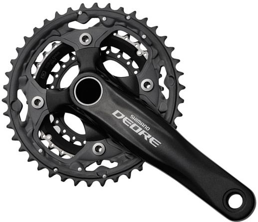 Shimano Deore Fc-M590-10 Dyna-Sys (srebrny, 44x32x24T / korby 175 mm / gwint BSA) - Ceny i ...