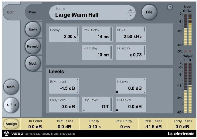 TC Electronic VSS3 Stereo Source Reverb PowerCore - Ceny i opinie ...