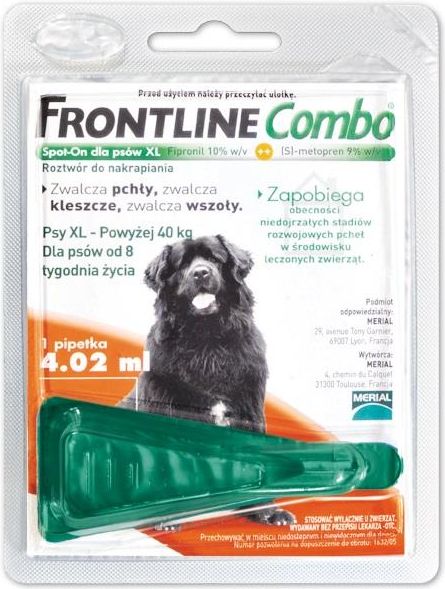 Frontline Combo Spot On Xl 4.02Ml - Ceny i opinie - Ceneo.pl