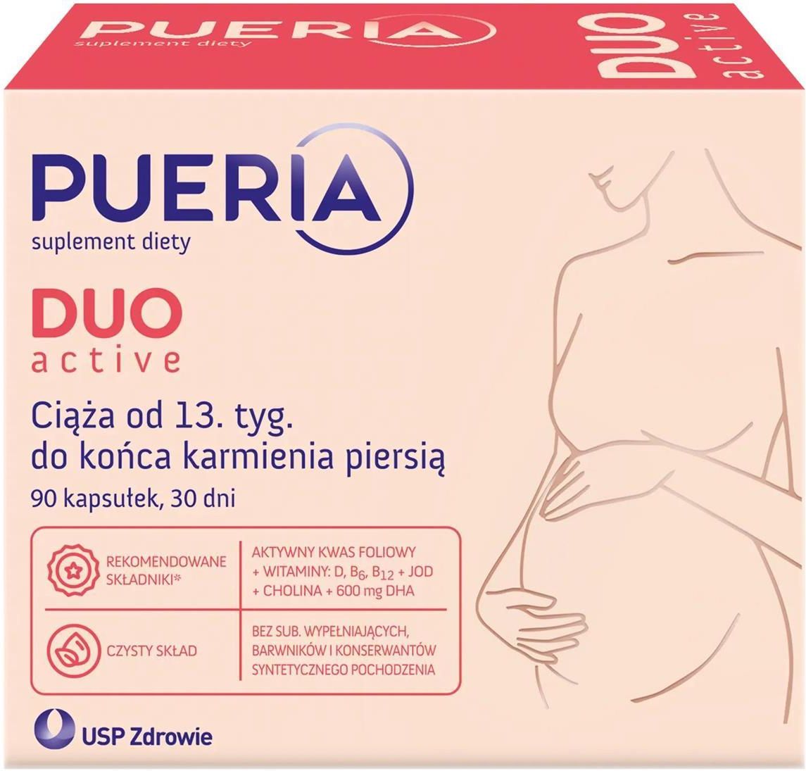 Usp Zdrowie Pueria Duo Active 90Kaps - Opinie i ceny na Ceneo.pl