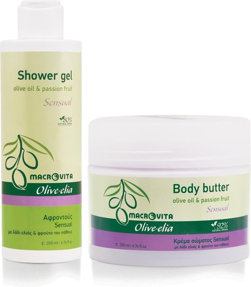 Macrovita Zestaw Olive.Elia Sensual Z Bio-Oliwą I Passiflorą: Naturalne ...