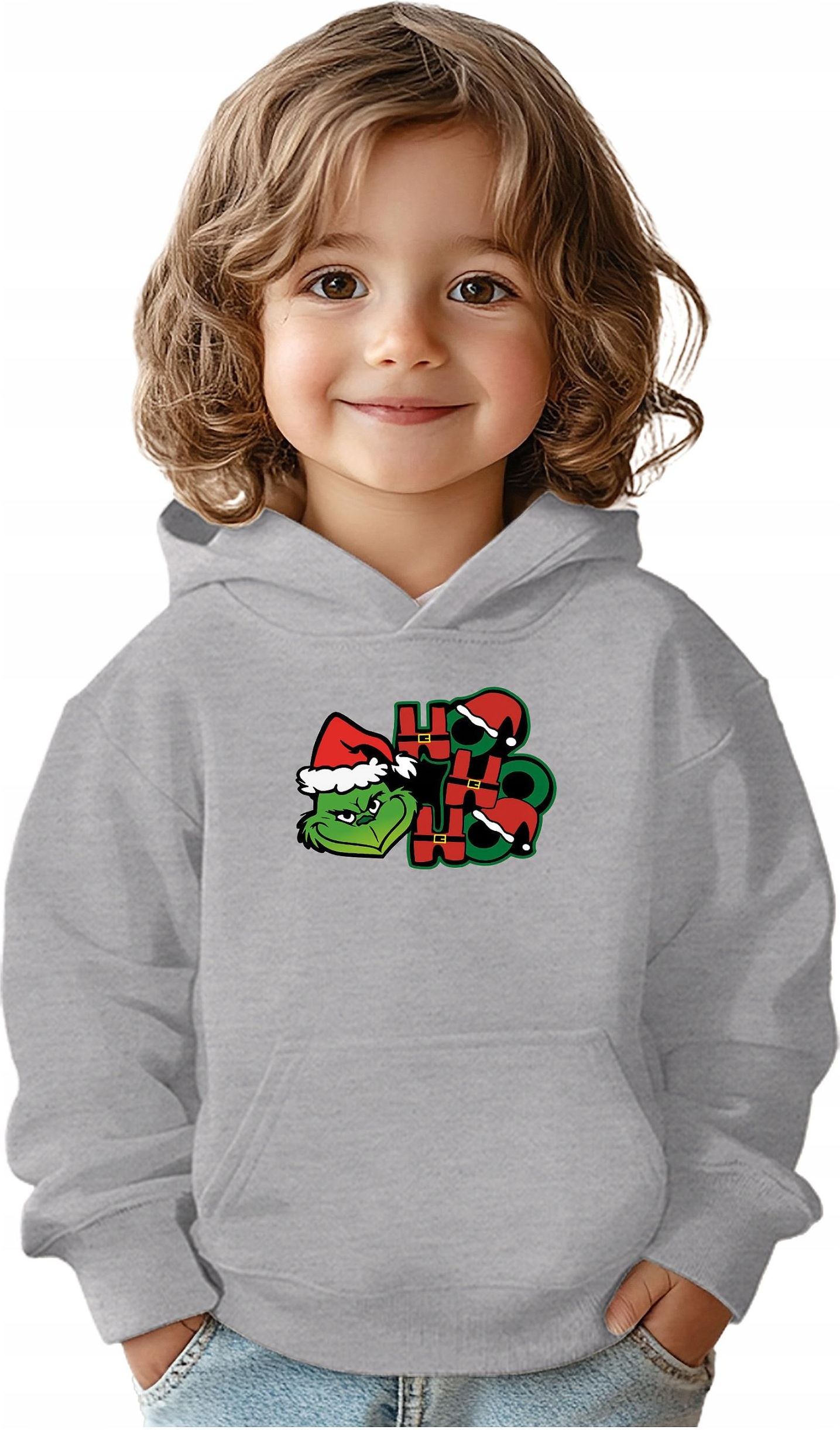 Bluza Świąteczna Dziecięca Grinch W Czapce Mikołaja 134-140 - Ceny i ...
