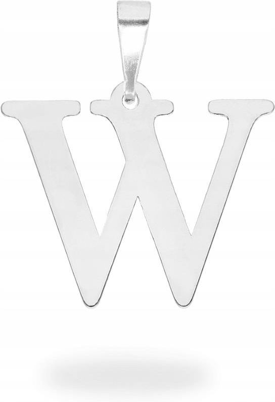 Srebrna Zawieszka 925 Literka W - Ceny i opinie - Ceneo.pl