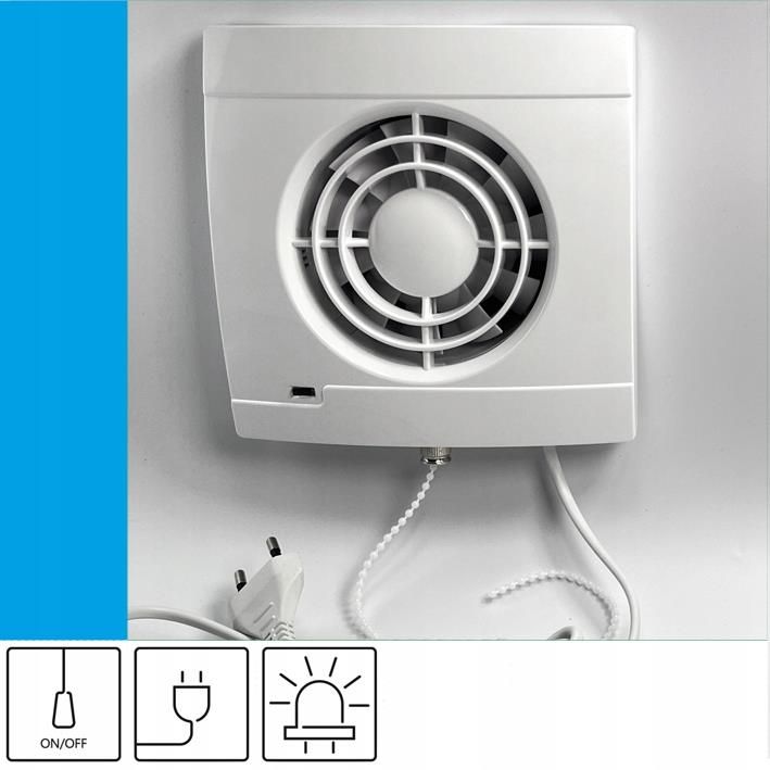 Wentylator łazienkowy Elplast Wentylator Łazienkowy Vulkan VS100 - Opinie i ceny na Ceneo.pl