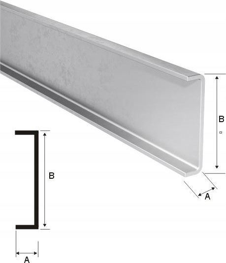 Materiały konstrukcyjne Logist System Ceownik 180x20 Z 0,8 Ocynk ...