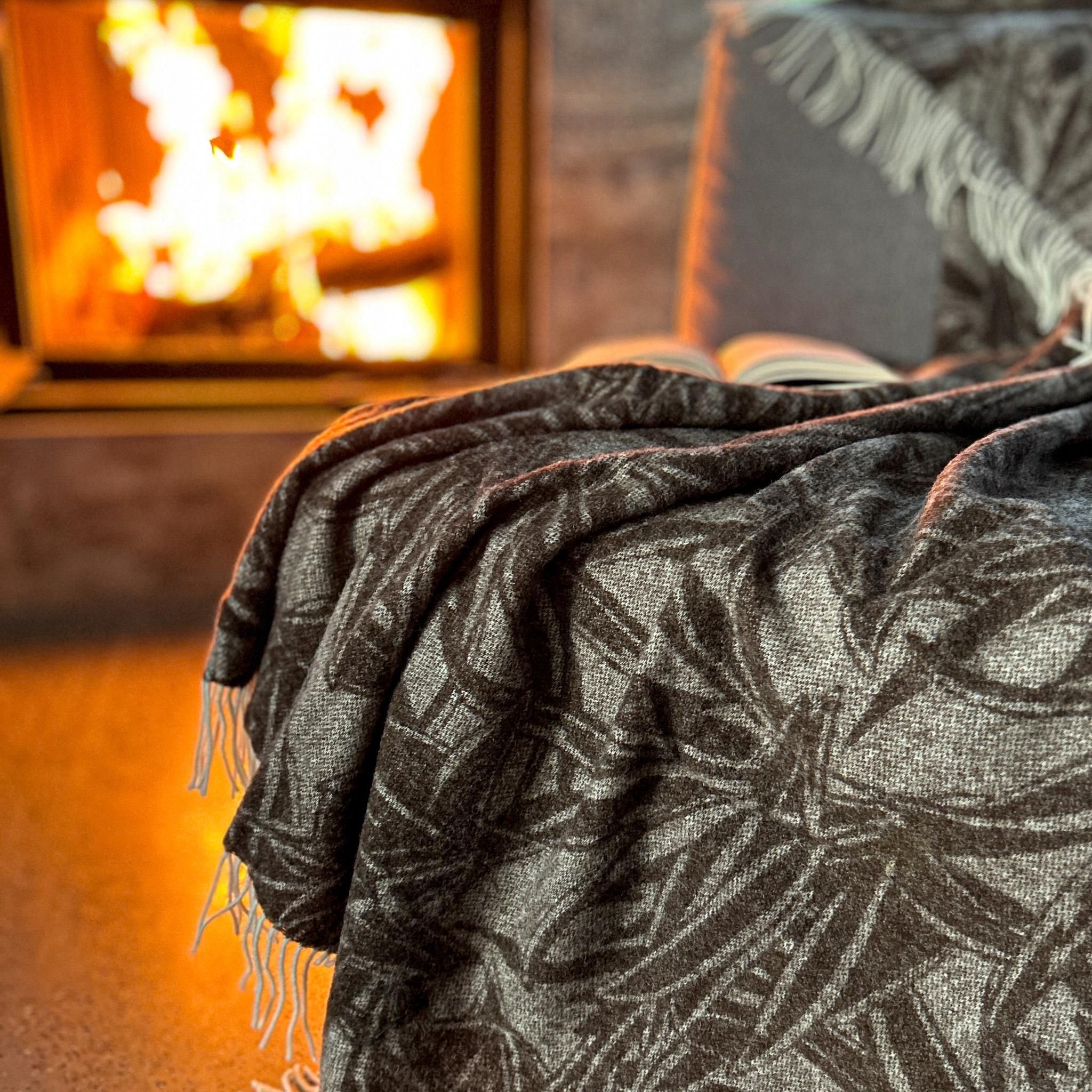 Cozy Blankets Koc Swiateczny Wełniany Cieply Pled 100% Wełna 140X200 ...