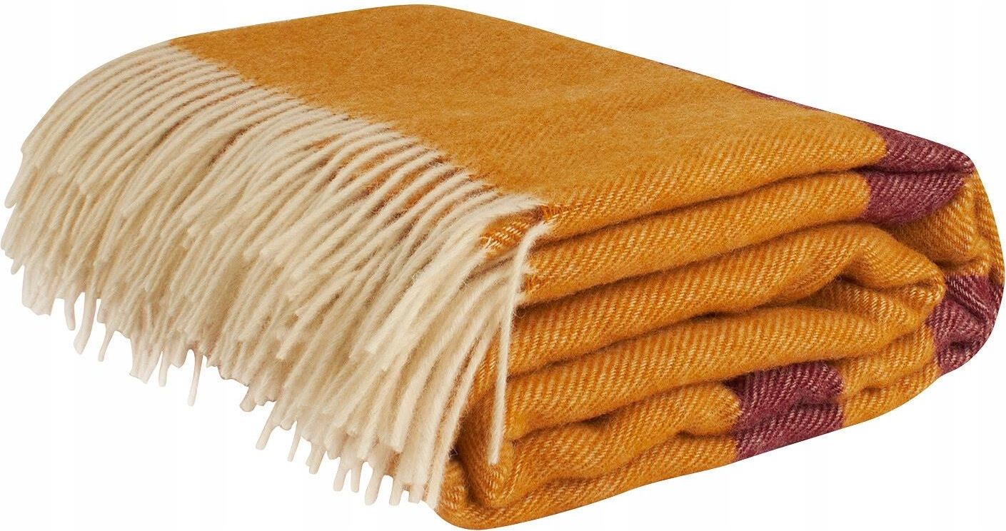 Cozy Blankets Koc Swiateczny Wełniany Cieply Pled 100% Wełna 140X200 ...