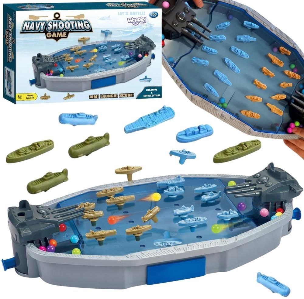 Woopie Bitwa Morska Statki 3D Wyrzutnia Kulek Navy Shooting Game - Gra ...