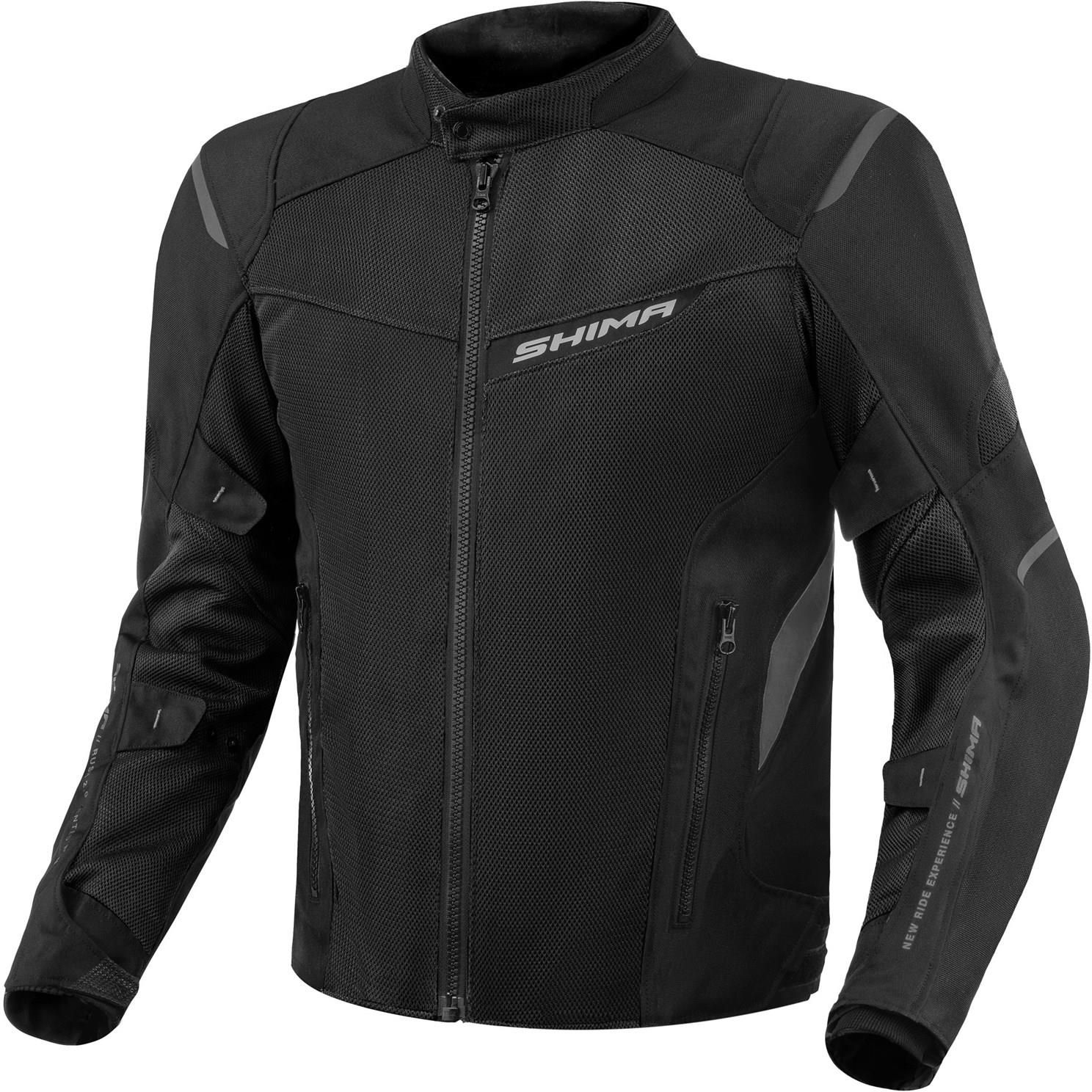 Odzież motocyklowa Shima Kurtka Tekstylna Rush 2.0 Men Vent Jkt Czarna ...